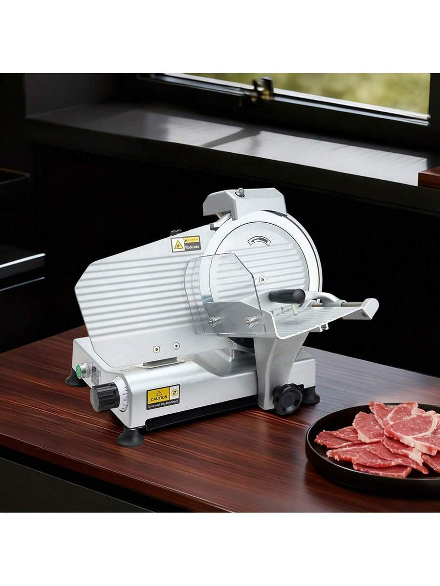 Meat Slicer, 7.5 Inch 200W Electric DelicatessenSlicer Machine With ...