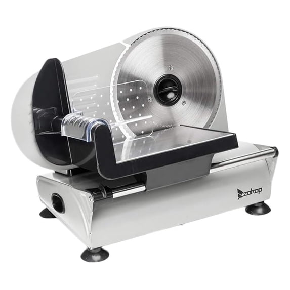 Meat Slicer, 7.5 inch Electric Food Slicer, 150W Frozen Meat Deli ...