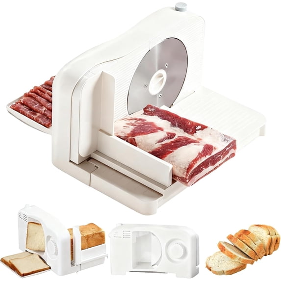 Meat Slicer for Home 150W Foldable Deli Meat Slicer with 6.7 Blade ...