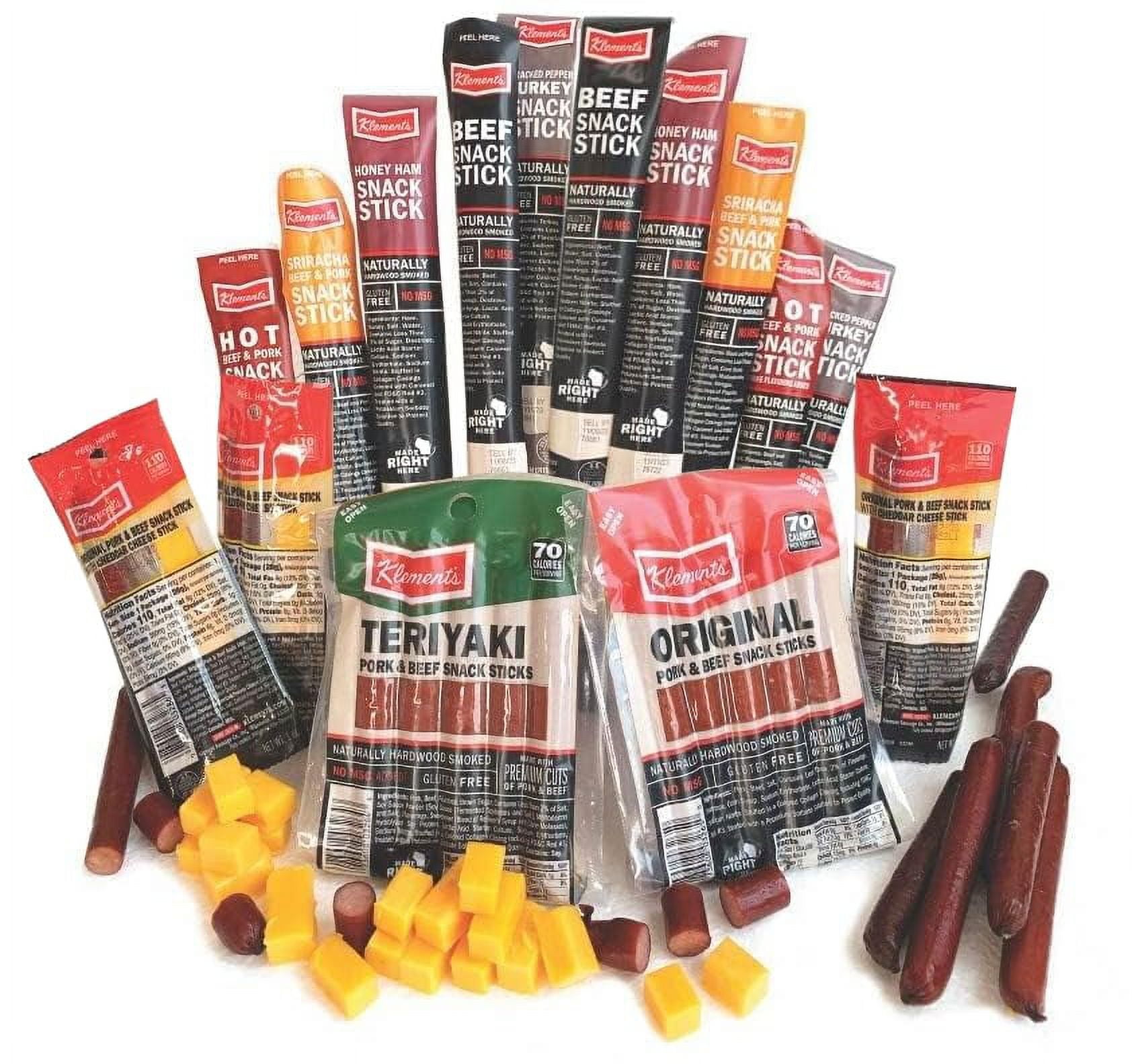 Meat Stick & Cheese 26 Pc. Variety Pack Snack Sampler | Bold Flavor ...