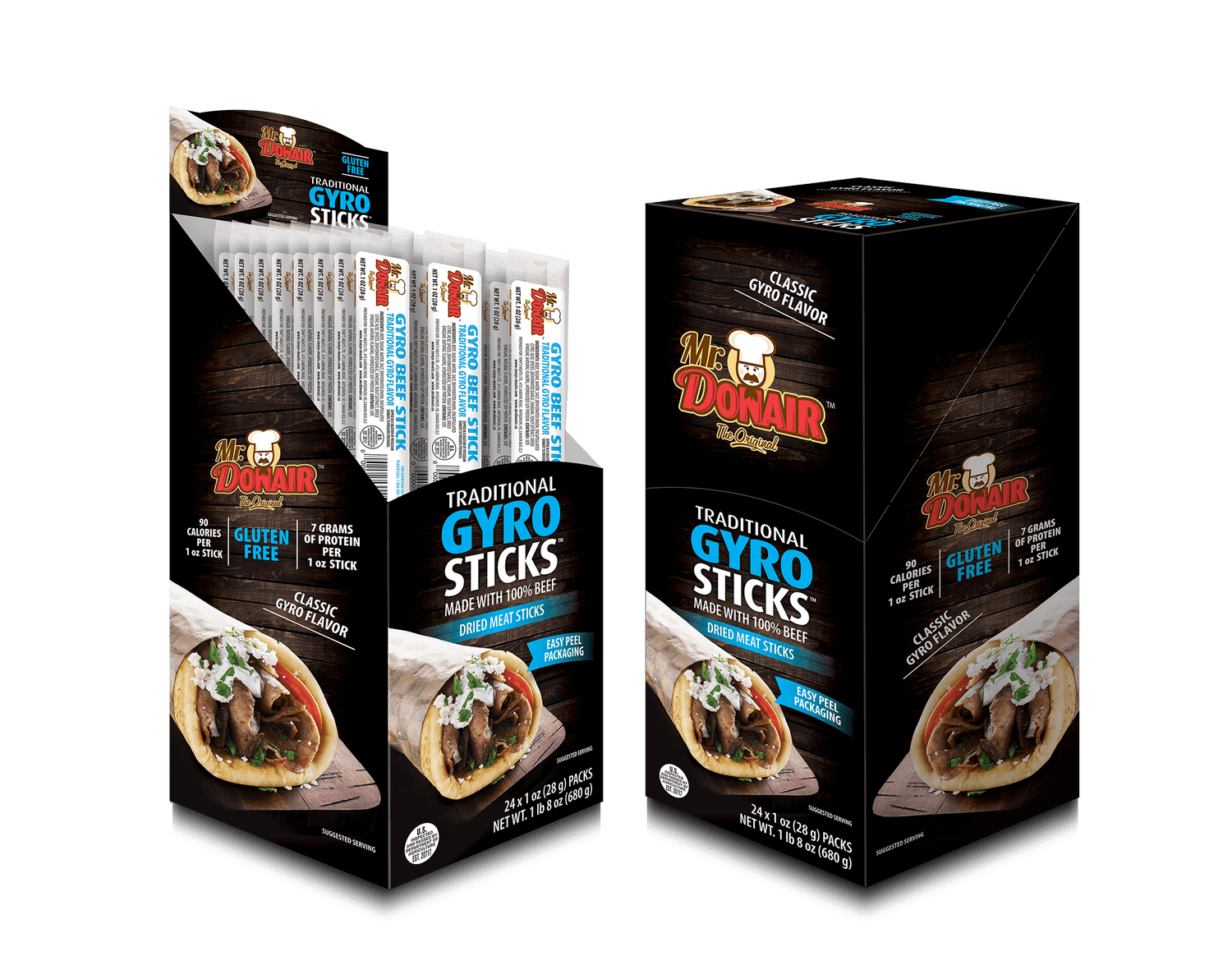 Meat Stick-Traditional Style Gyro - 1-24-1oz. - Walmart.com
