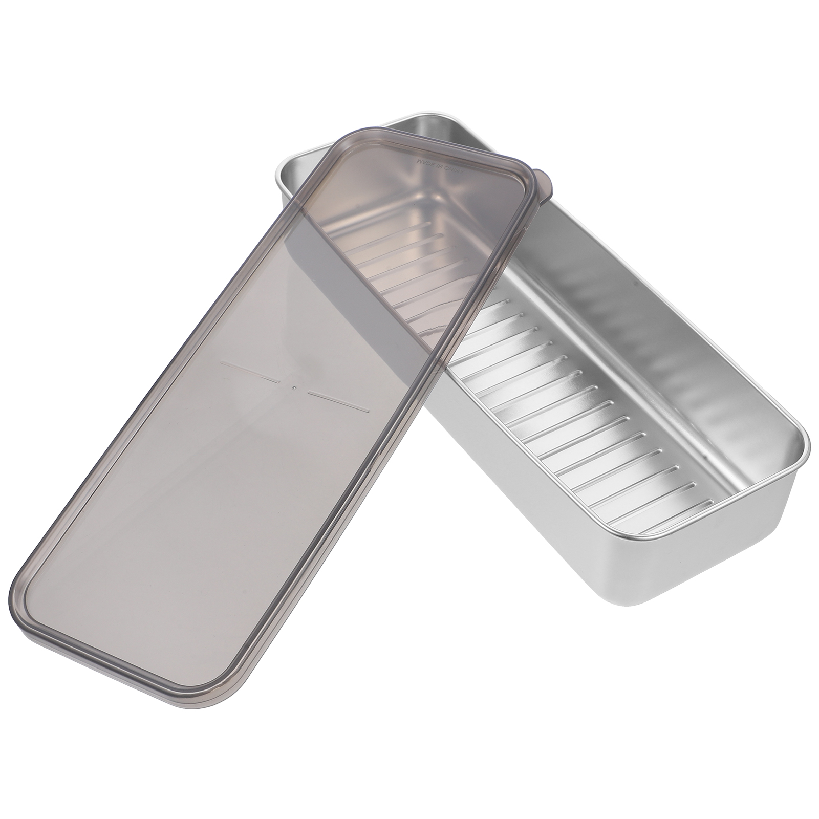 MLINS Stainless Steel Bacon Keeper Container with Lid for Refrigerator ...