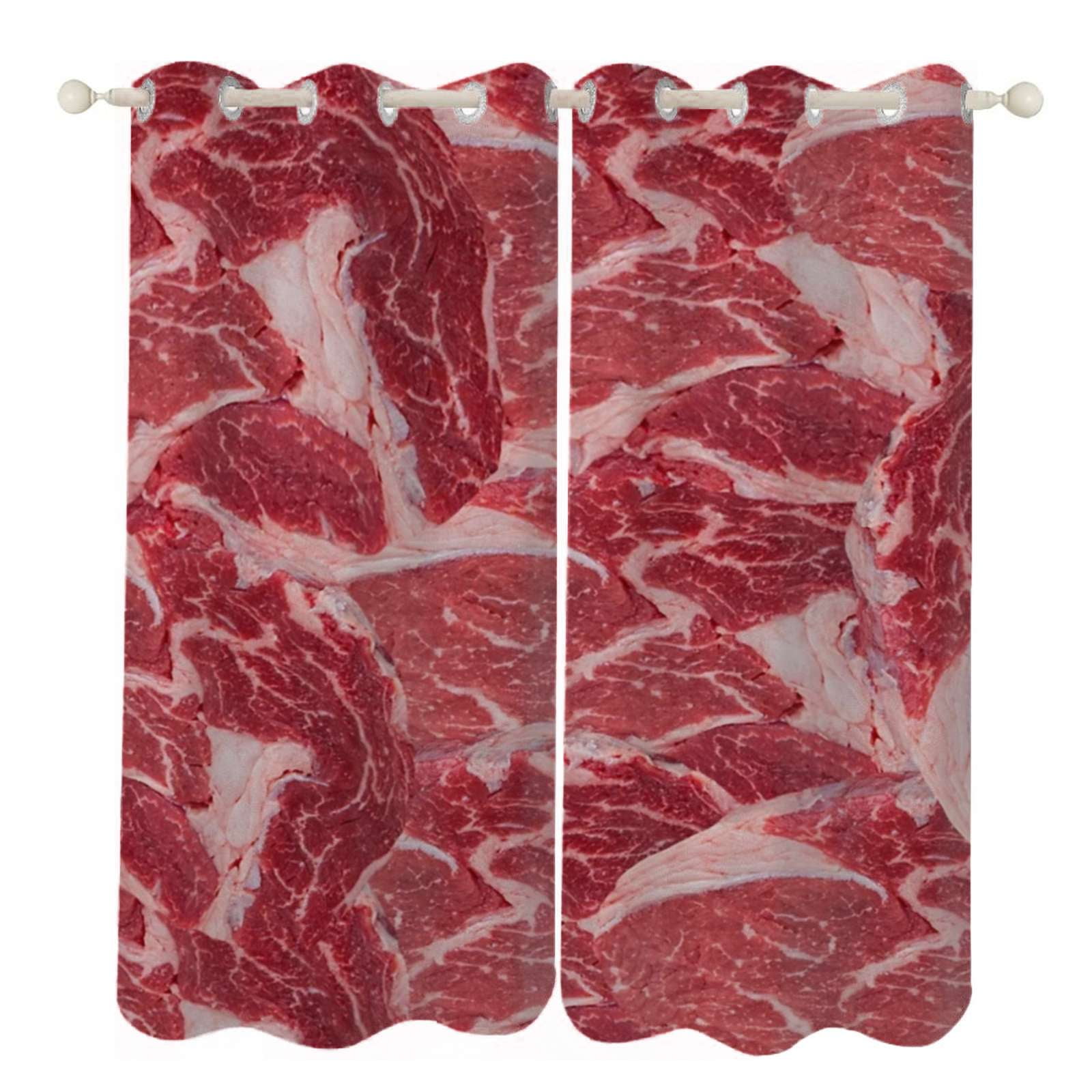 Meat Sunshade Curtains Home Bedroom Living Room Dining Room Home Decor ...