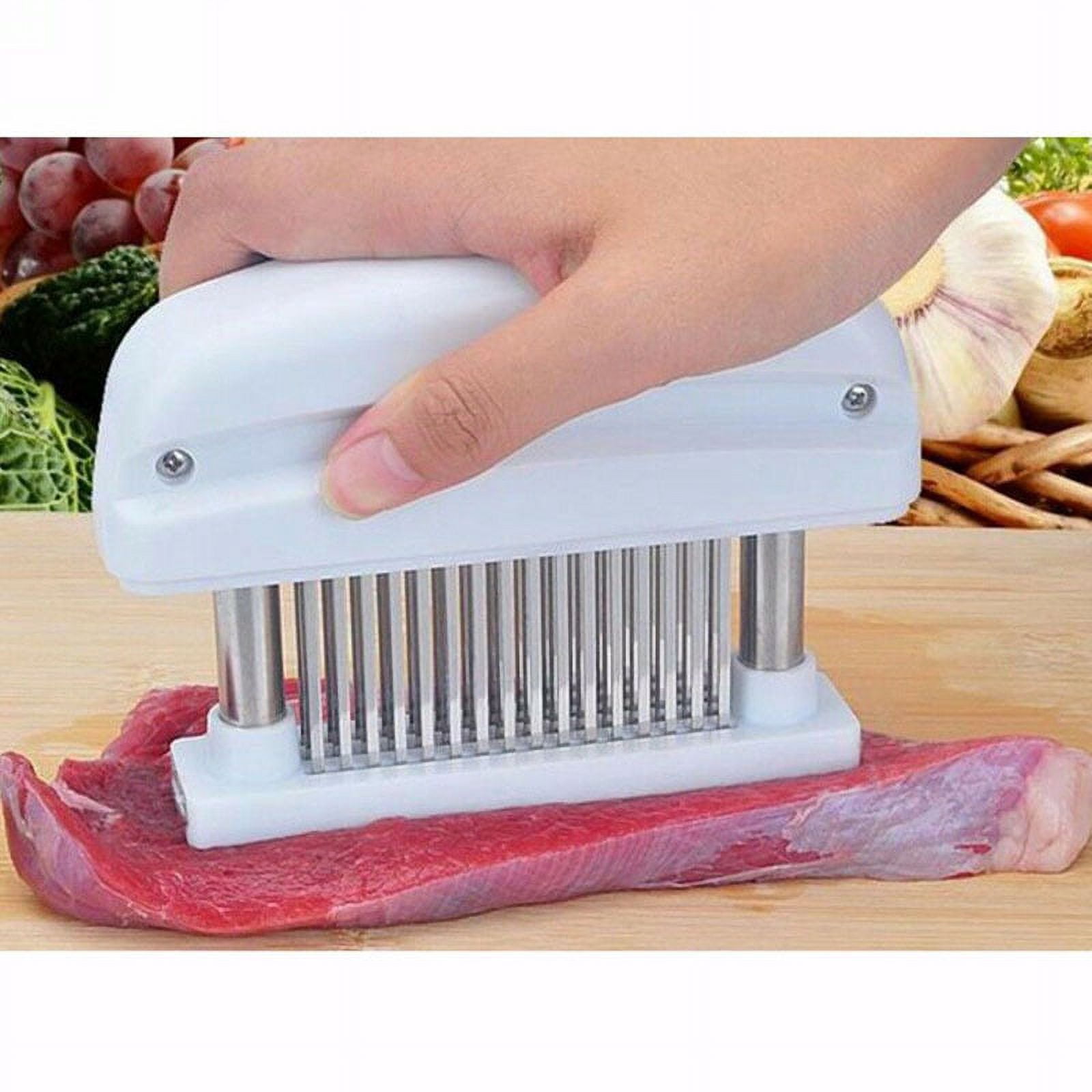 Meat Tenderizer 48-Pin Stainless Steel Blade Beef Pork Steak Meat ...