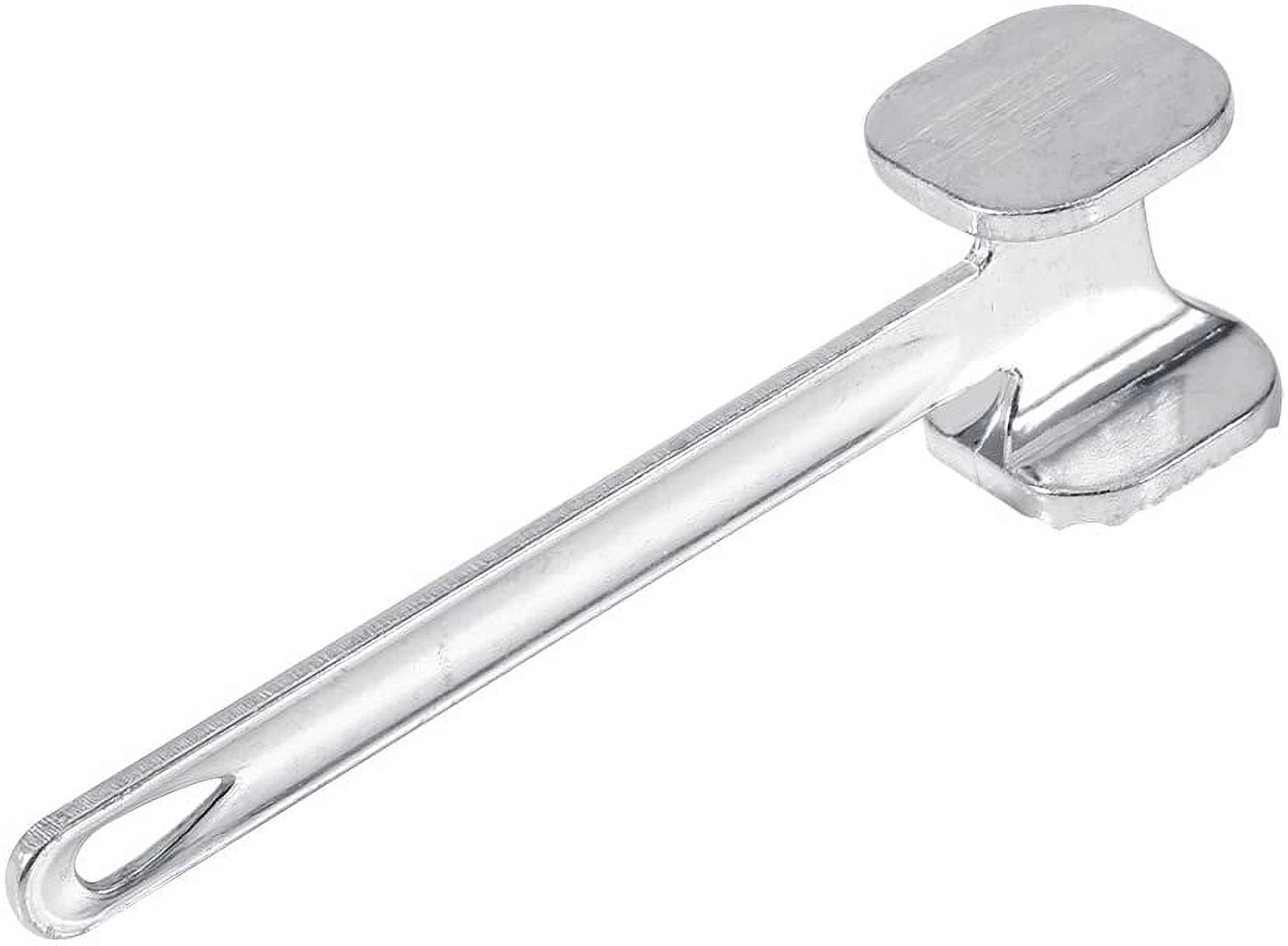 Meat Tenderizer - Double Sided Hammer Aluminum Metal Meat Mallet ...