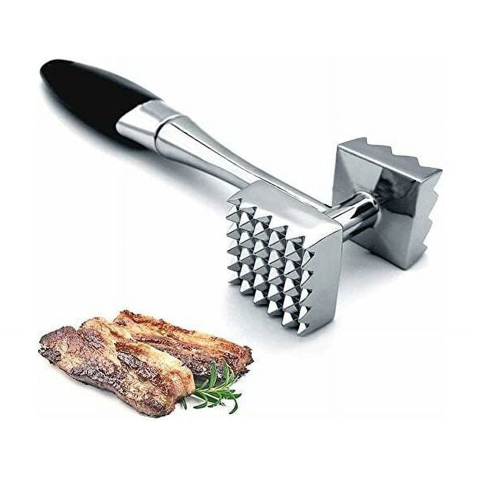 Meat Tenderizer, Double Sided Nailed Meat Mallet, Meat Hammer Used For ...