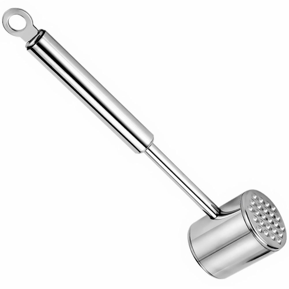 Meat Tenderizer Stainless Steel Mallet Pounder Professional Meat ...