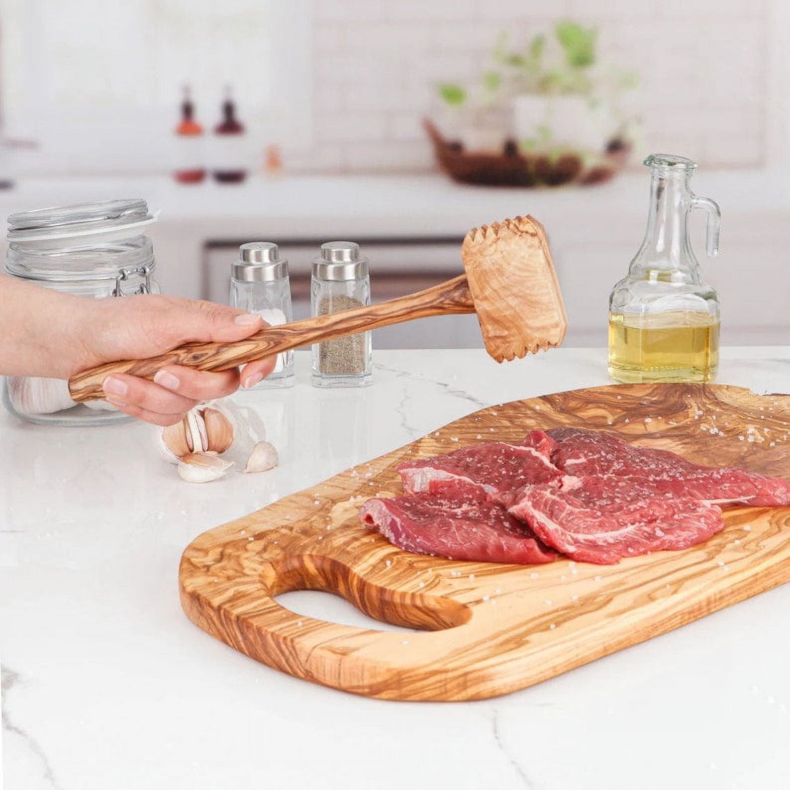 Meat Tenderizer Mallet made of Olive Wood/Meat Pounder/Crab Mallet ...