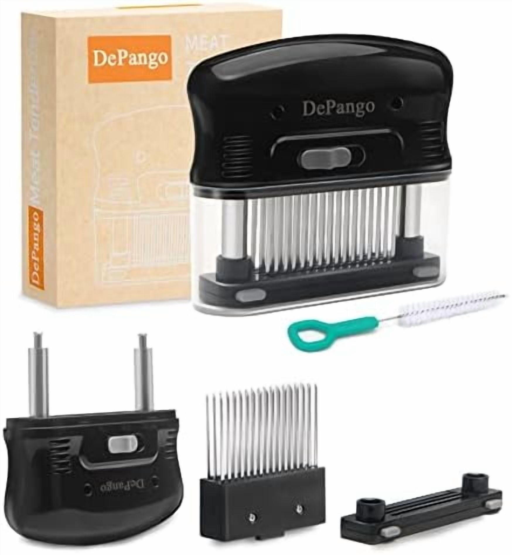 Meat Tenderizer Tool: 48 stainless steel blades, take-apart (easy ...