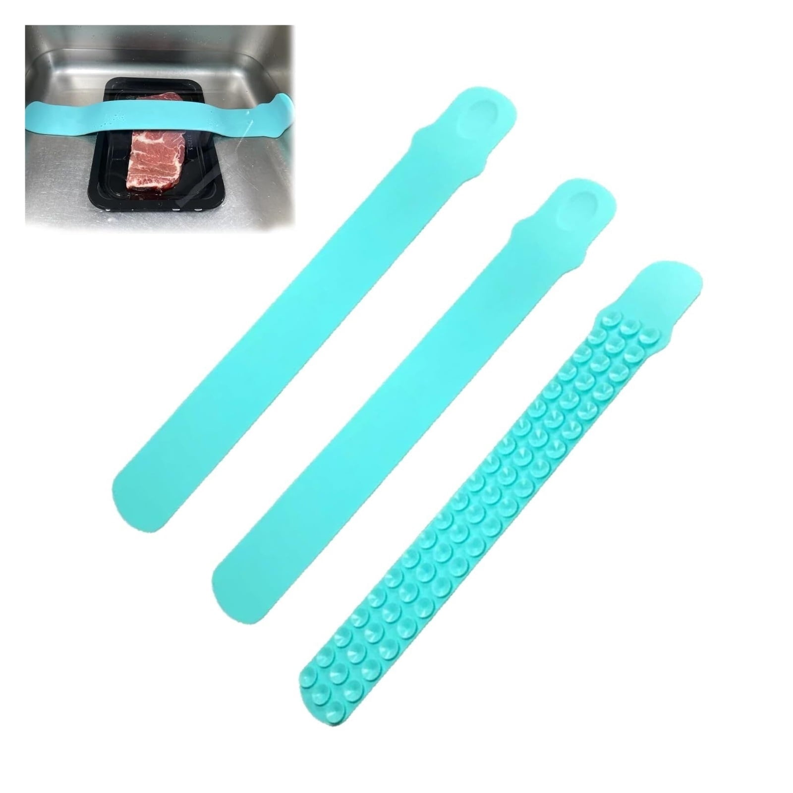 Meat Thaw Belt,Meat Defroster Belt with Suction Cups,Thawing Fixator ...