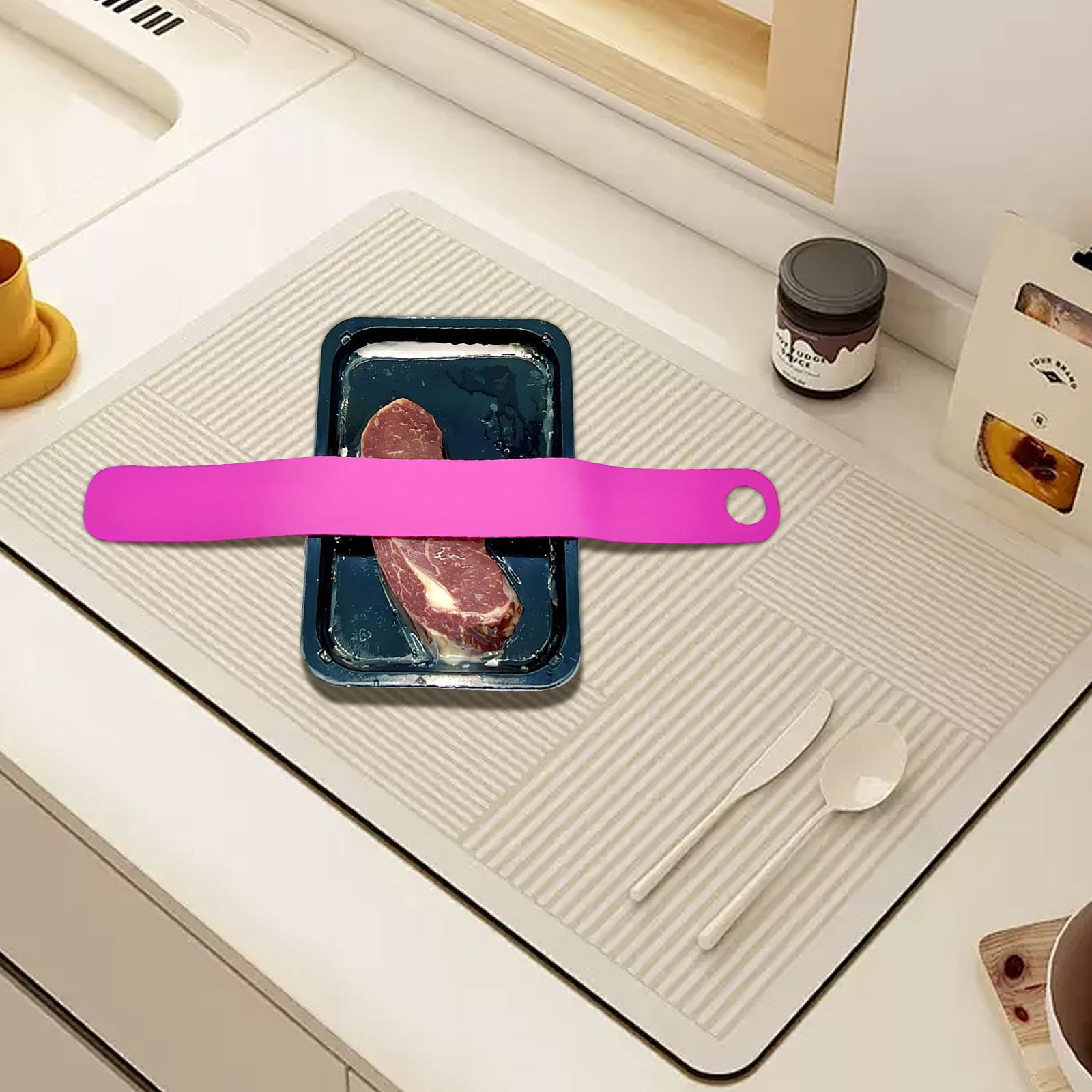 Meat Thawing Belt,Extra Long Silicone Thawing Belts for Meat Vegetables ...