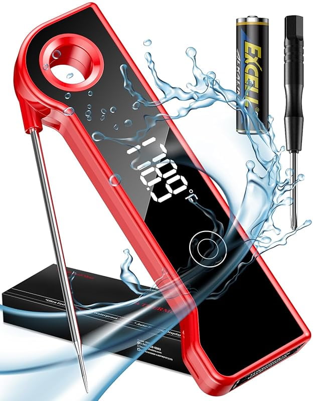 Meat Thermometer Digital, ±0.5 ° F Accuracy Instant Read Thermometer180 ...