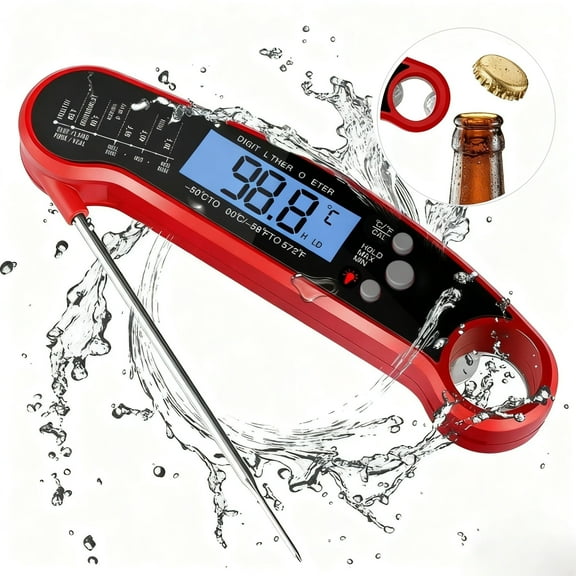 ThermoMaven Wireless Meat Thermometer, Bluetooth and WiFi, LCD Display ...