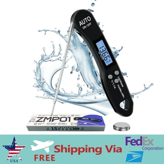 Meat Thermometer Digital, Instant Read Meat Thermometer for Grill and ...