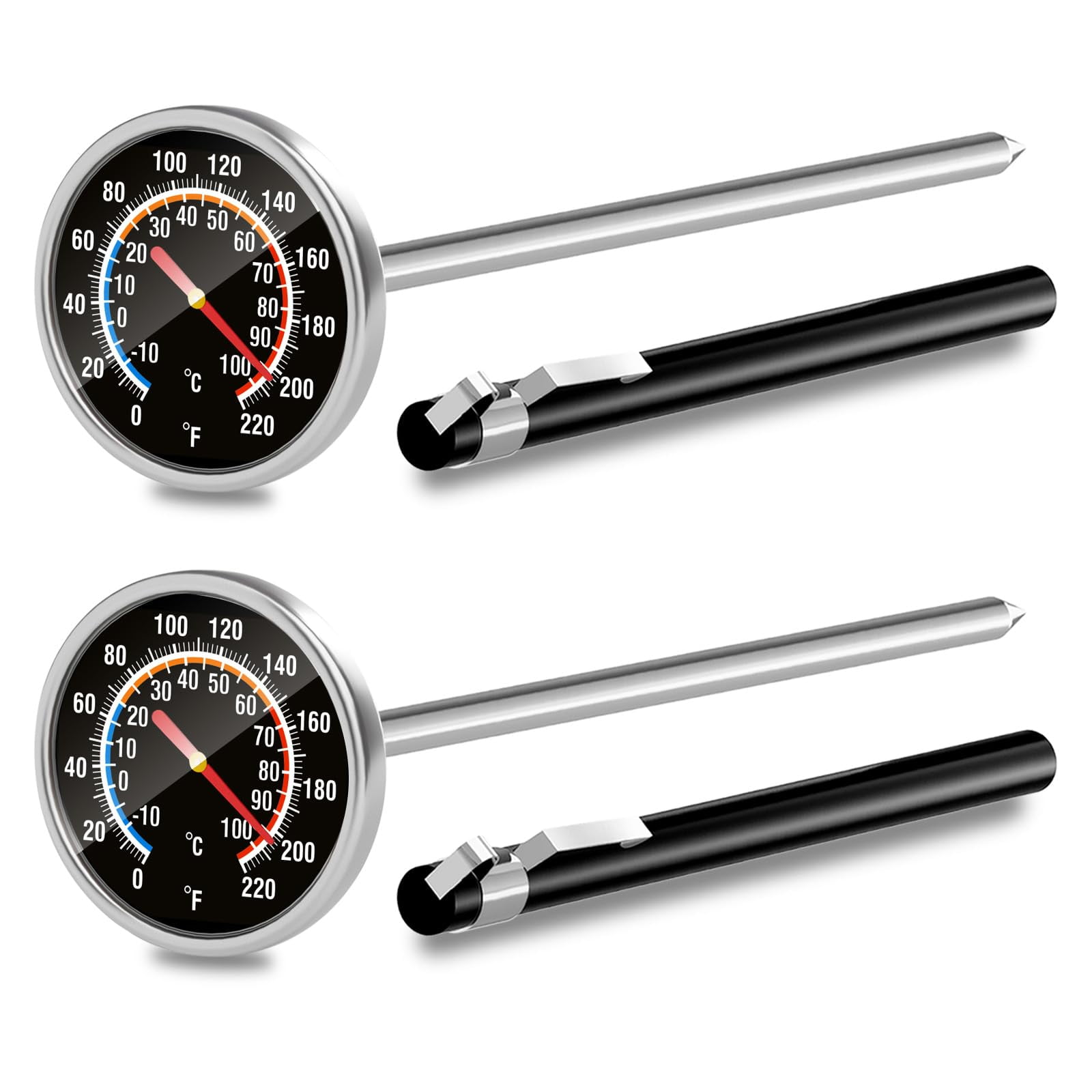 Meat Thermometer - Instant Read Food Thermometer with 5.5-Inch ...