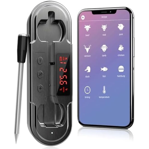 Meat Thermometer, NIST +-0.5?F Accuracy, 10X Sub-1G Signal & Stability ...