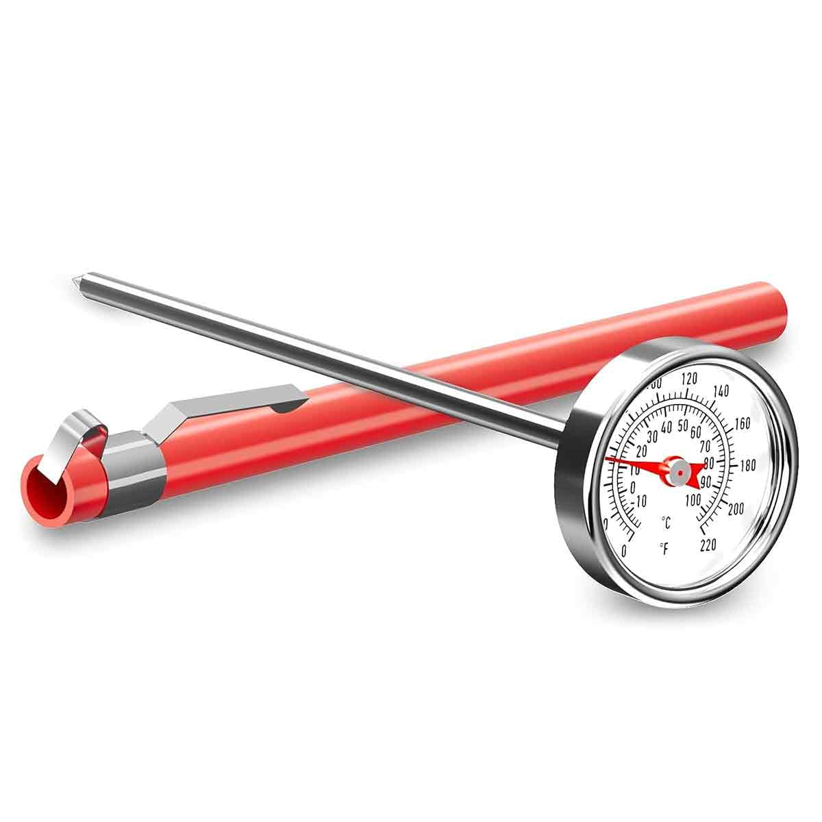 Meat Thermometer for Grilling and Cooking, Dial Food Thermometer with ...
