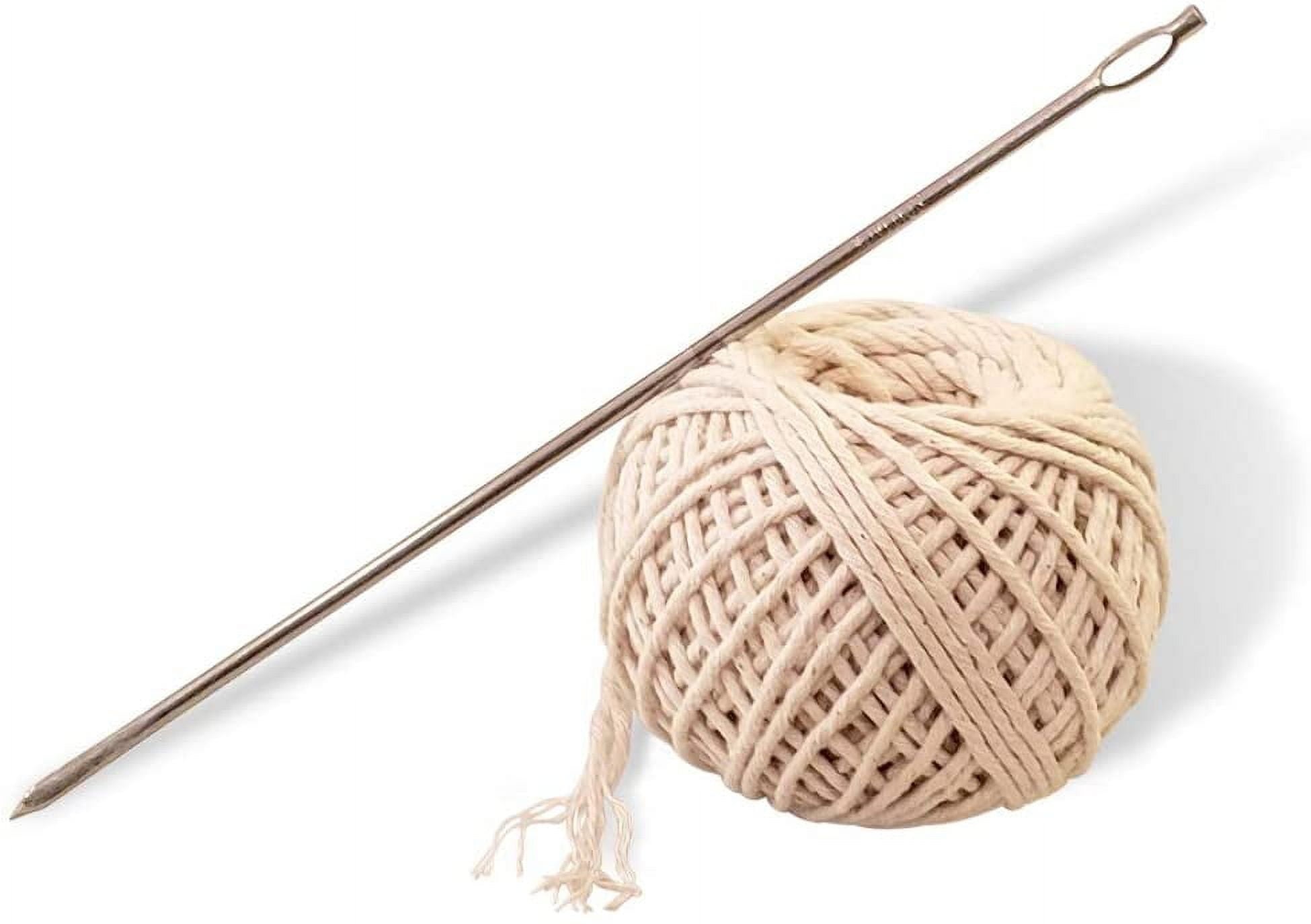 Meat Trussing Needle and Butchers Cooking Twine Kit for Sewing Up Whole ...