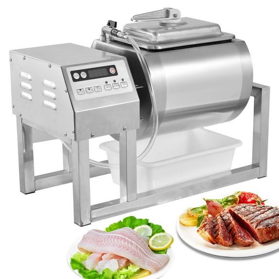 Meat Tumbler Marinator, 18L Vacuum Tumbler Marinating Machine with ...