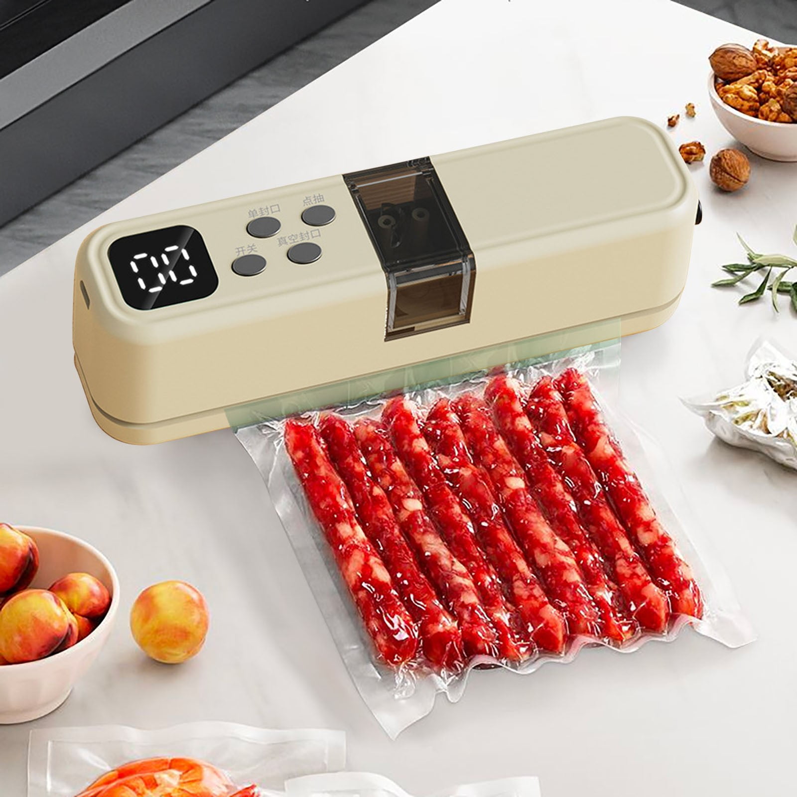 Meat Vacuum Sealer Machines, Home Charging Mini Sealing Machine, Automatic Food Preservation ...