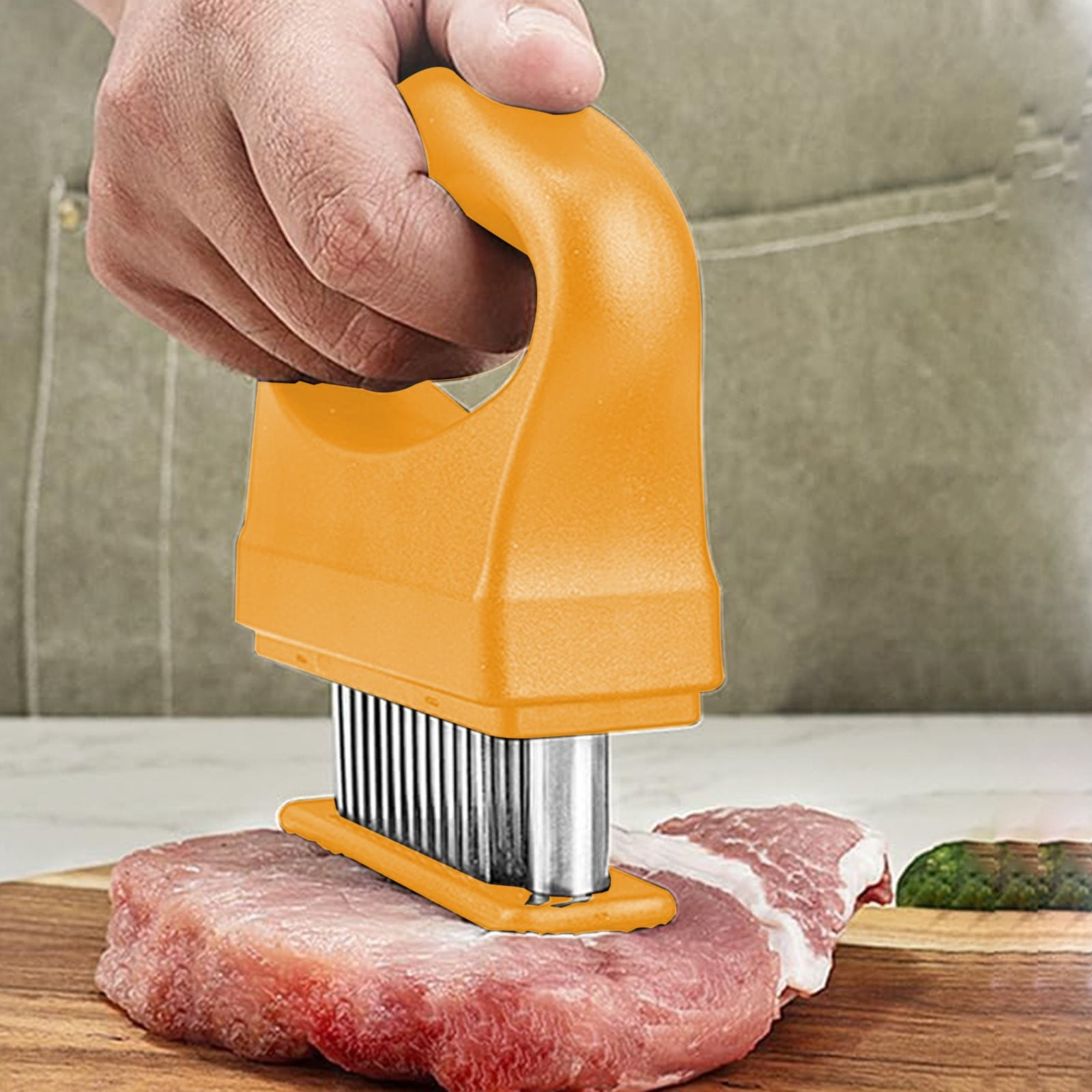 Meat With 48 Stainless Steel 2024 Premium Meat Needle Heavy Duty ...
