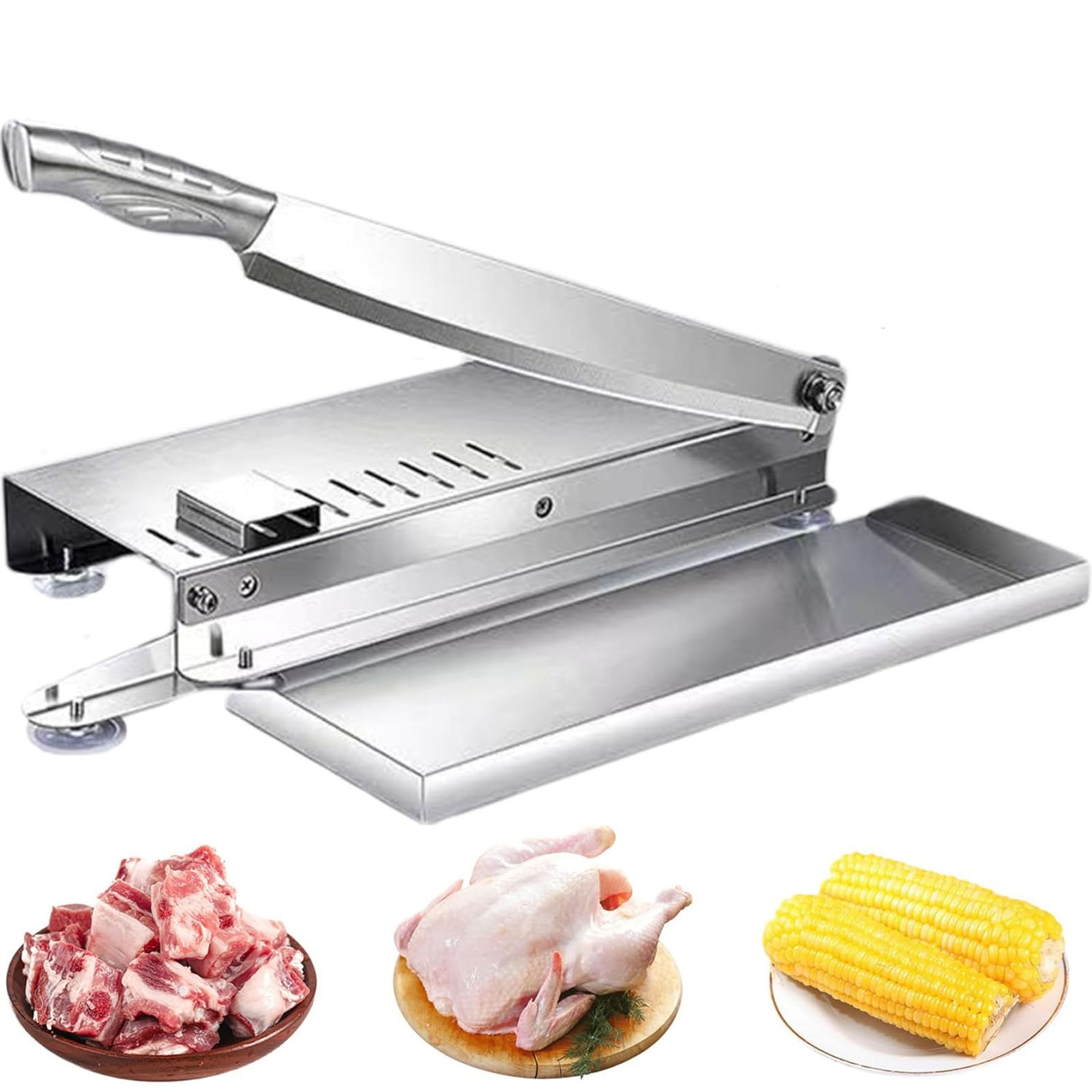 Meat cutter, stainless steel rib meat cutter, manual bone meat cutter ...
