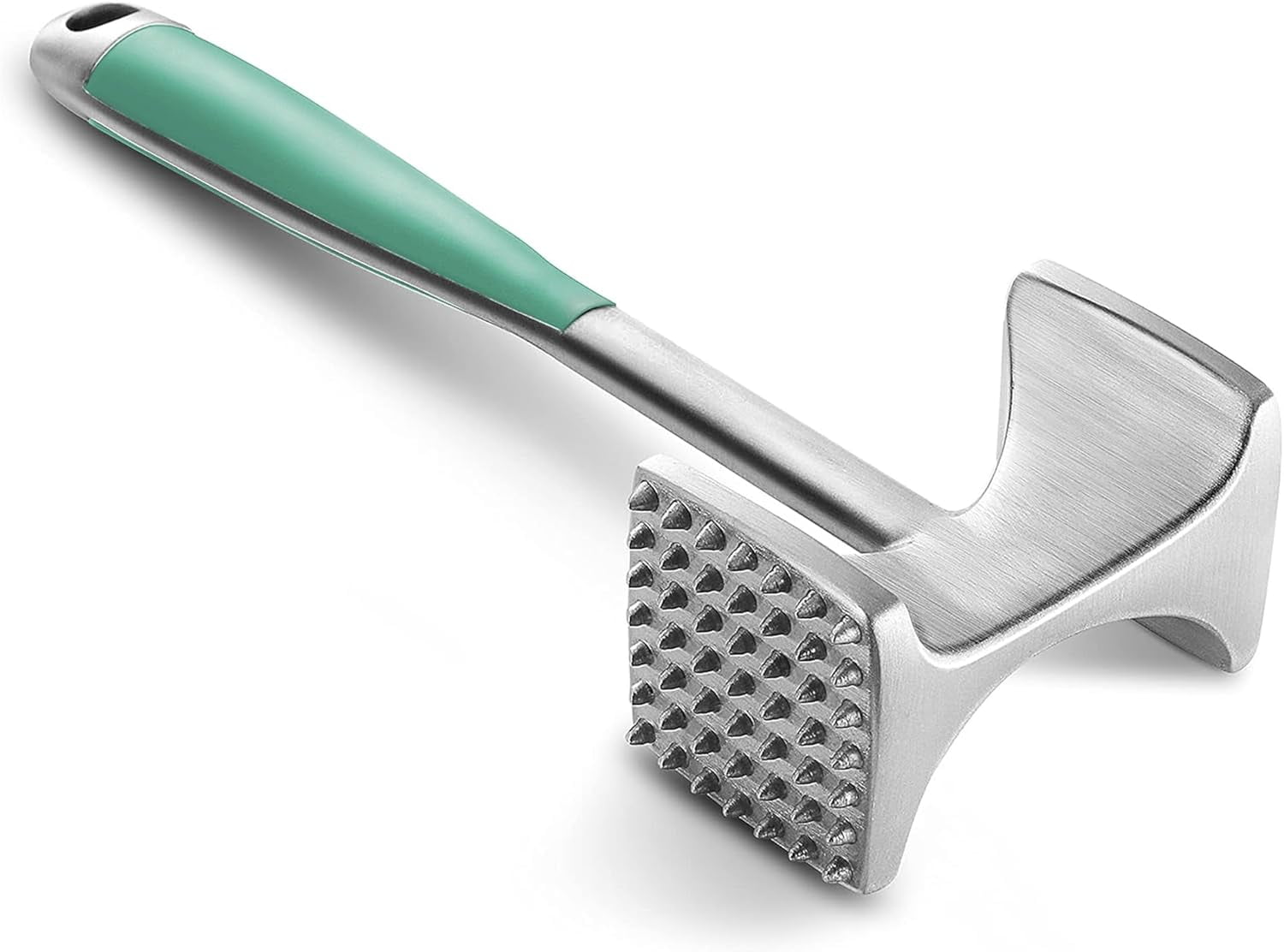Meat tenderizer hammer, handle with comfortable grip, kitchen double ...