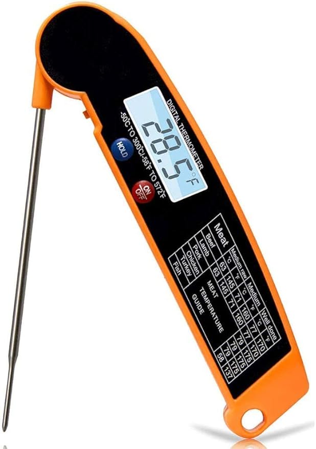 Meat thermometer with backlight and calibration. The best waterproof ...