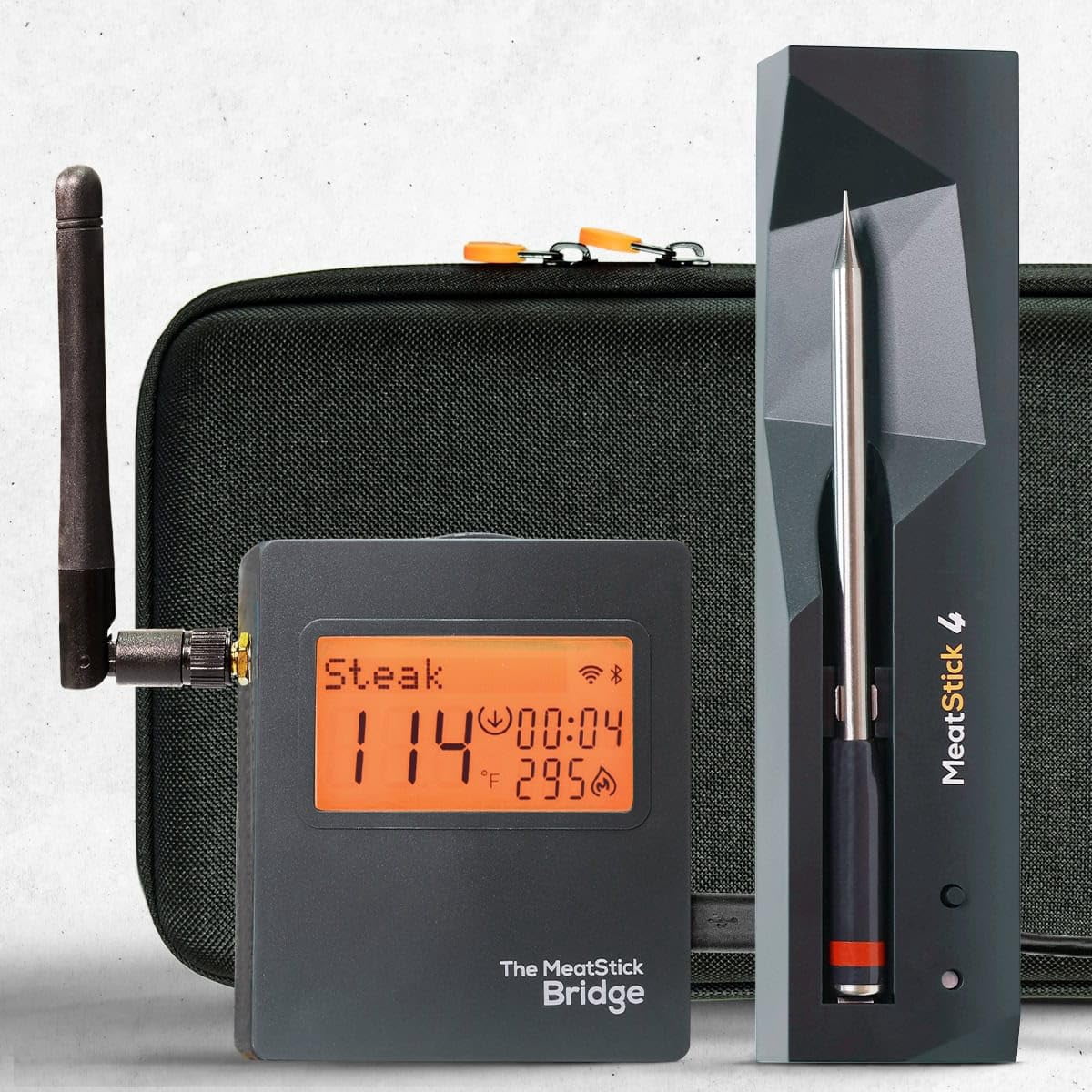 MeatStick 4 WiFi Travel Kit [Unlimited Range] | Quad Sensors Smart ...