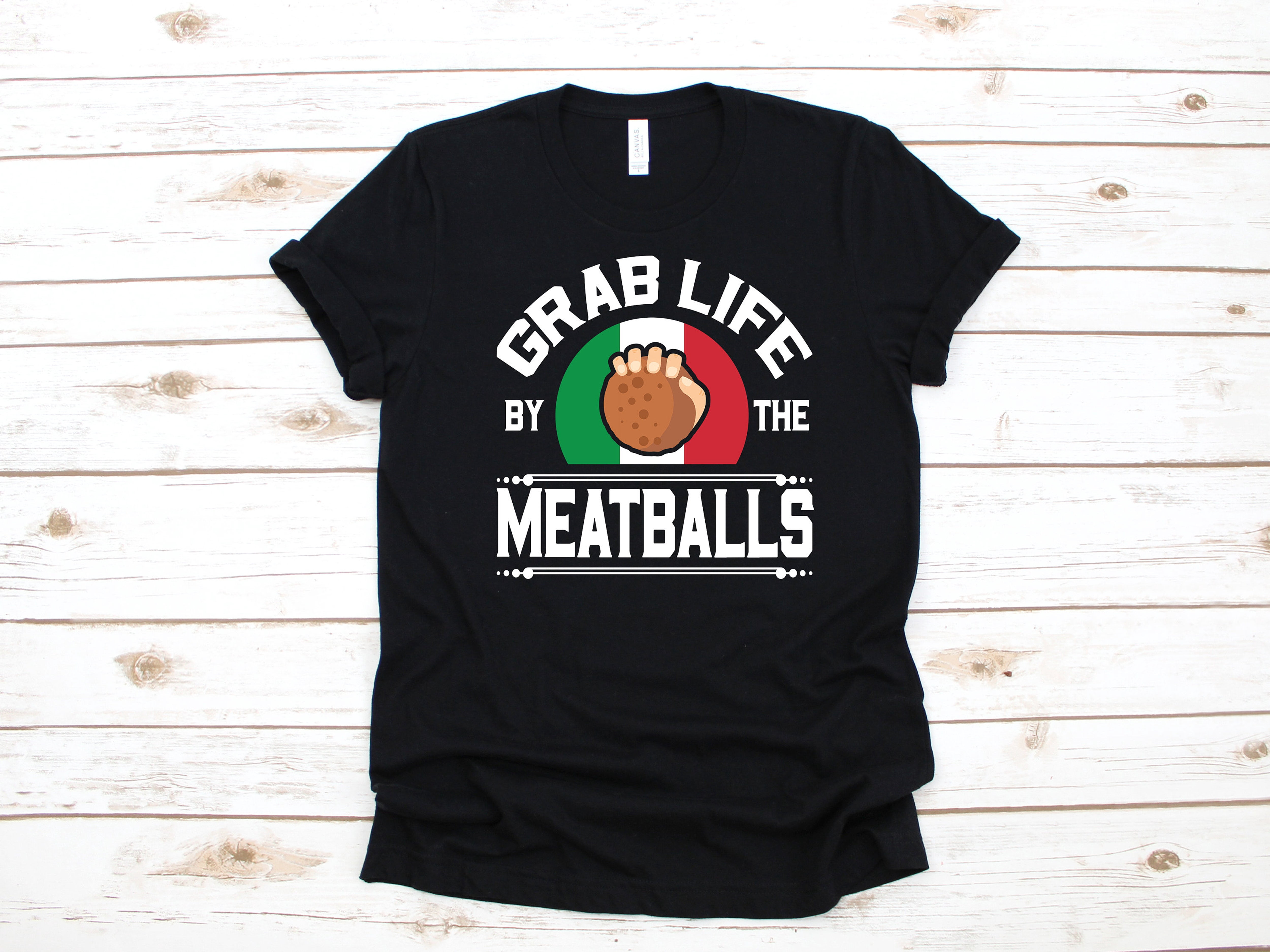 Meatballs Funny Italian Chef Italy Food | T-Shirt | Tank Top | Hoodie ...