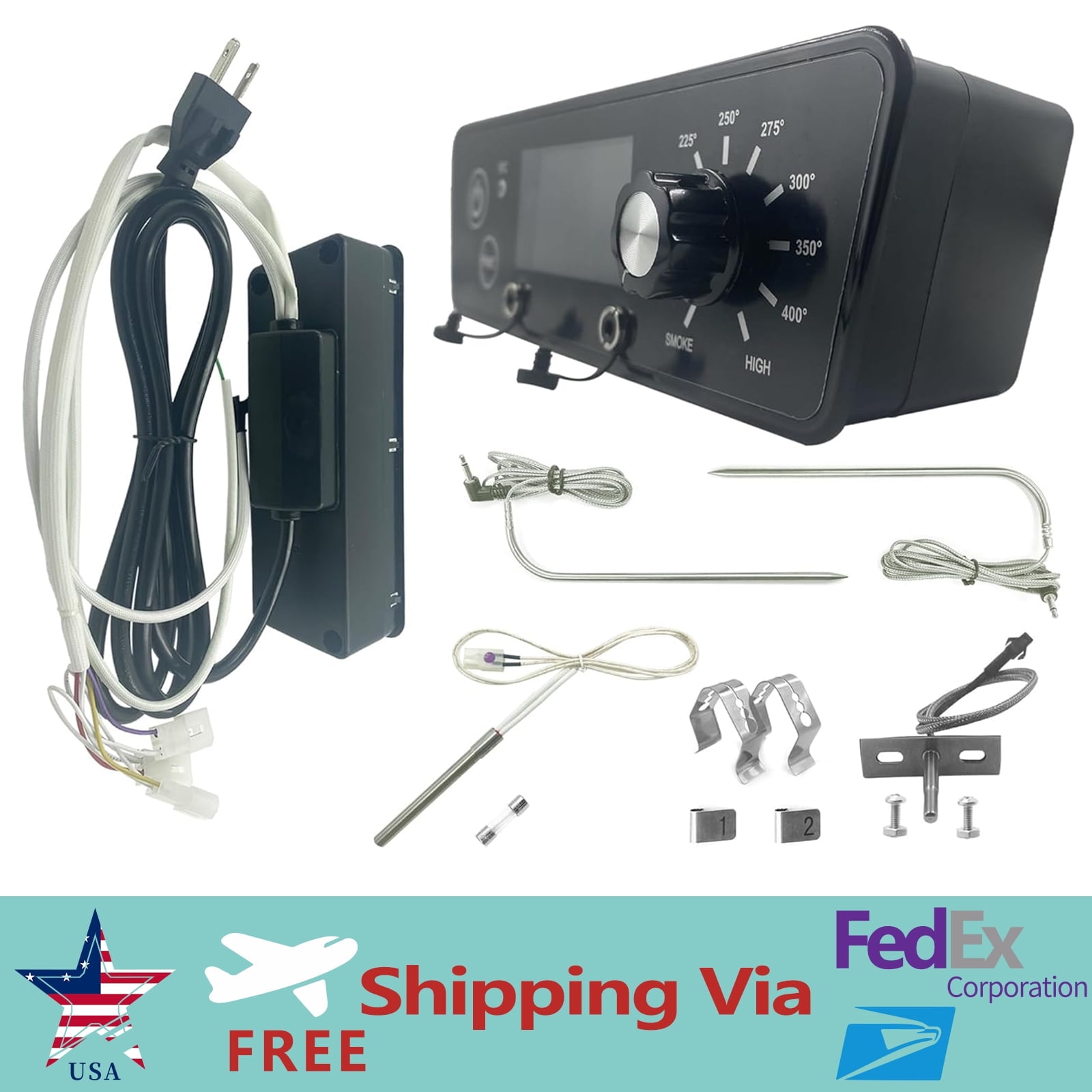 Meatender Digital Trapezoid Controller Kit Replacement for Pit BOSS ...