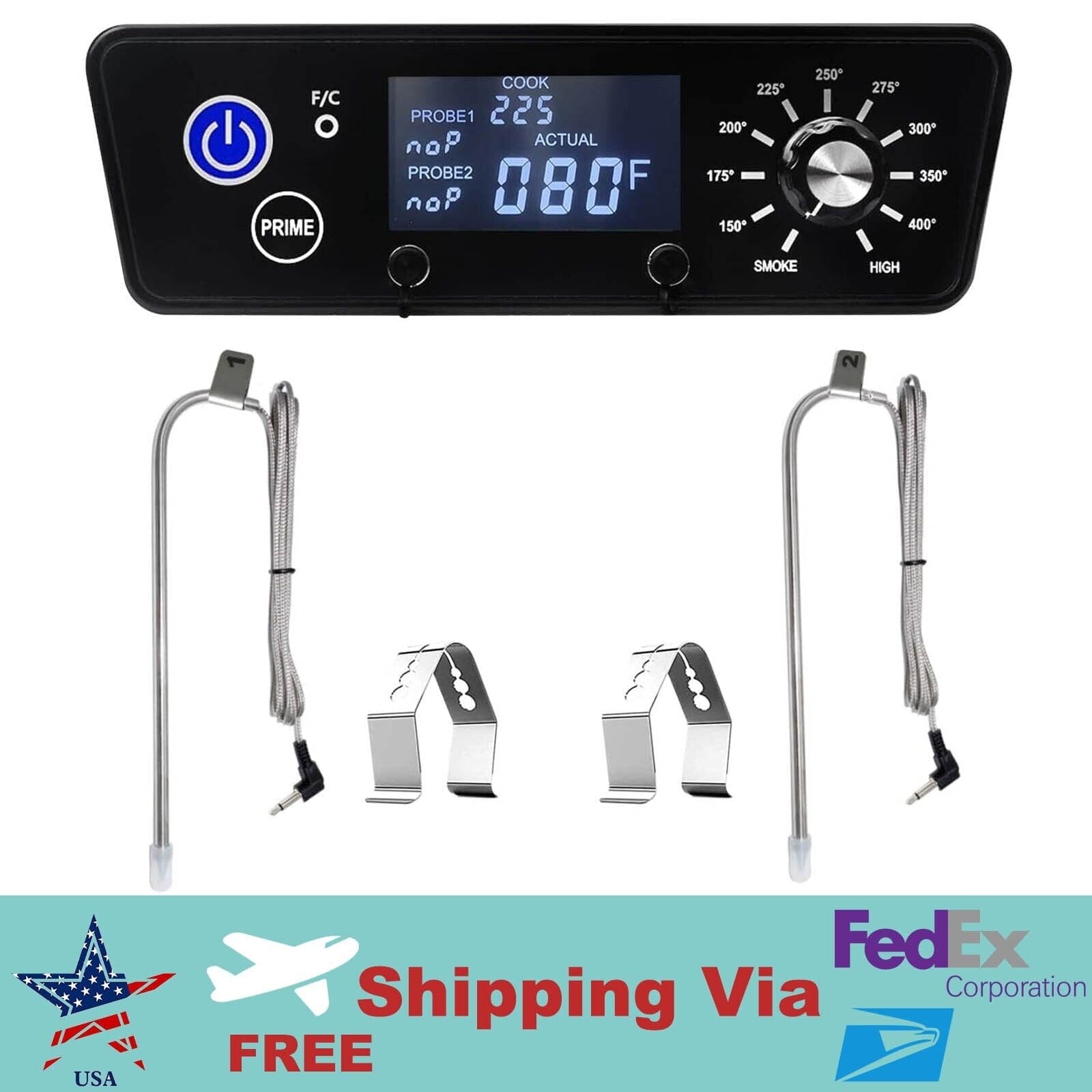 Meatender Digital Trapezoid Controller Kit Replacement for Pit BOSS ...