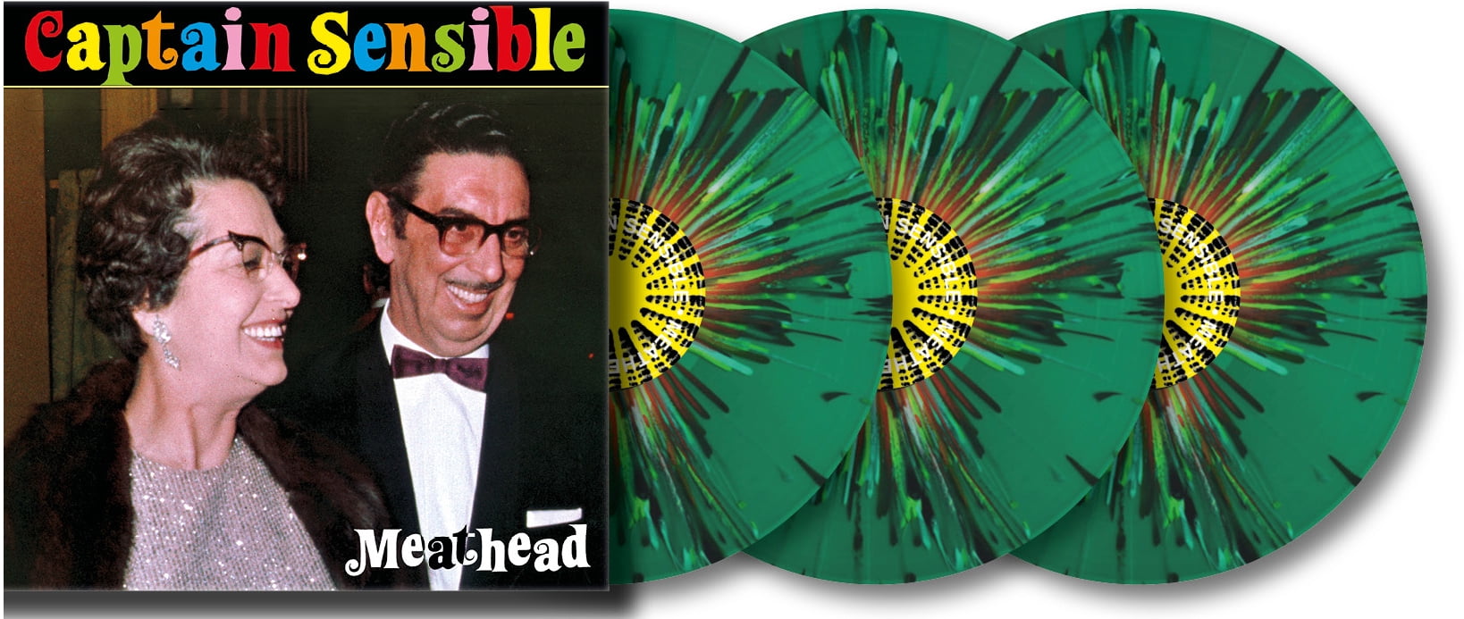 Captain Sensible - Meathead - Splatter Green Vinyl (Limited to 100 ...