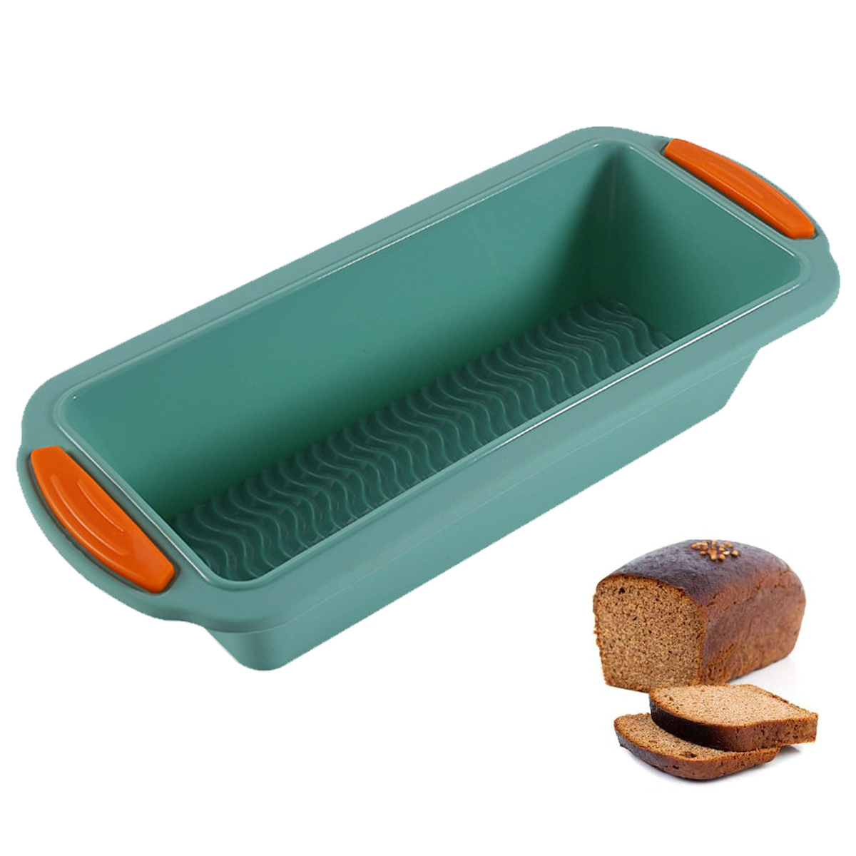 Meatloaf and Bread Pan | Gourmet Non-Stick Silicone Loaf Pan for Baking ...