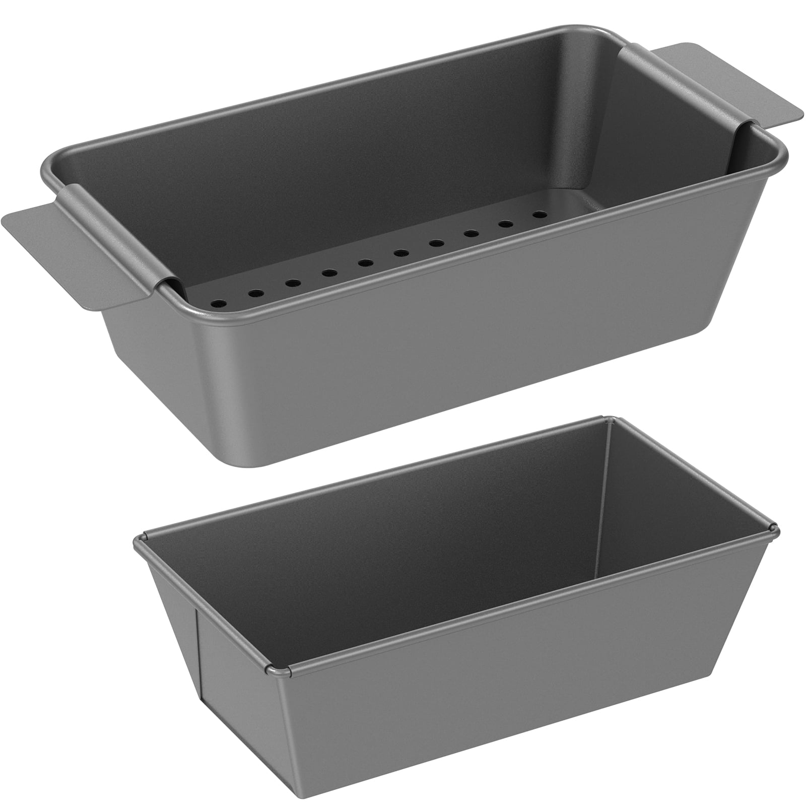 Meatloaf Pan and Toast Pan Kit,Nonstick Meat Loaf Pan with Drip Tray ...