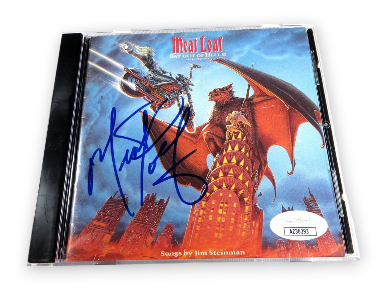 Meatloaf Signed Autographed CD Cover Bat Out of Hell II JSA AZ36293 - Walmart.com