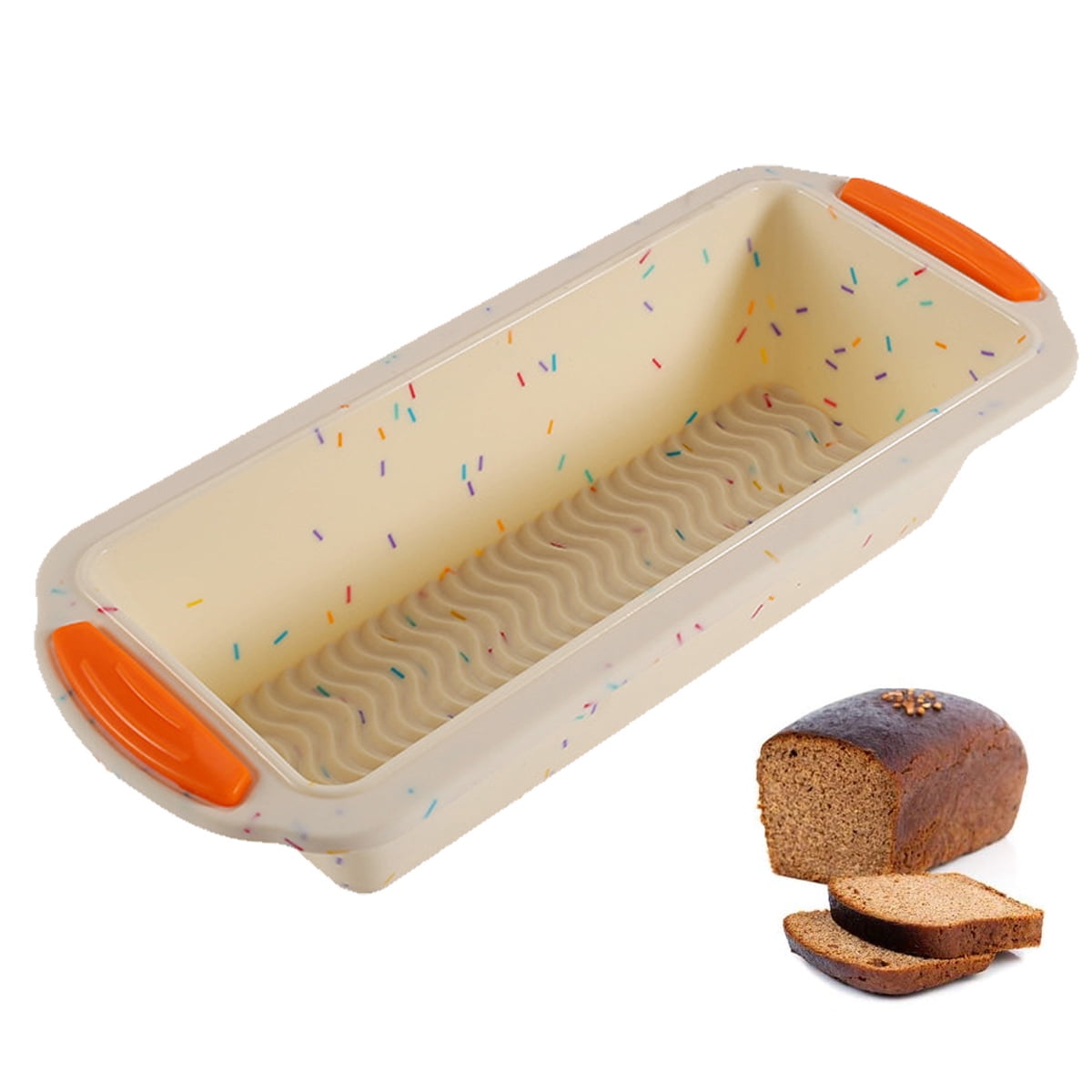 Meatloaf and Bread Pan | Gourmet Non-Stick Silicone Loaf Pan for Baking ...