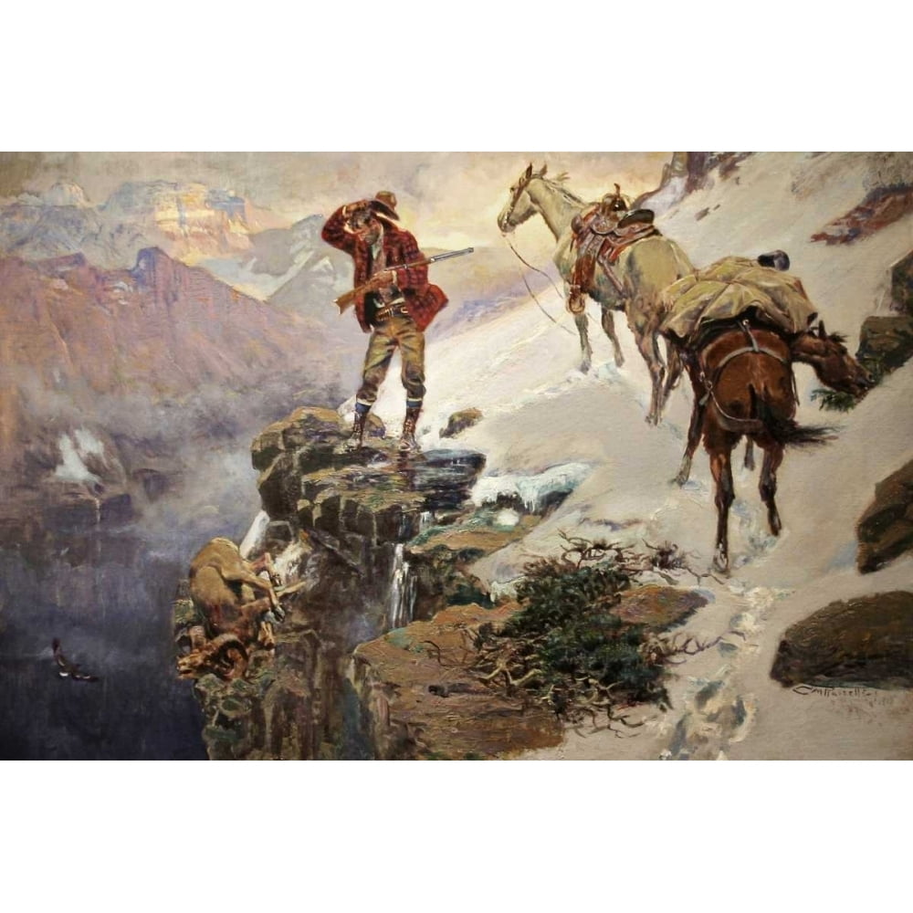 Meats Not Meat Til Its In The Pan Poster Print by Charles M. Russell ...