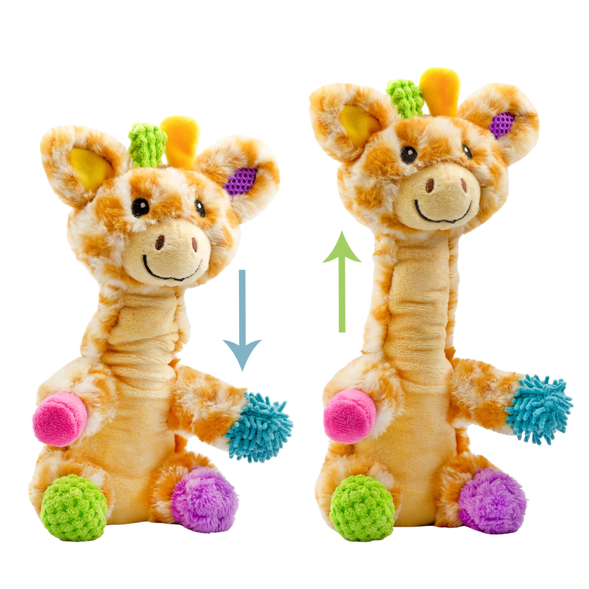 Meavia Mini Giraffe Sensory Plush Toy, Patches the Stuffed Giraffe ...
