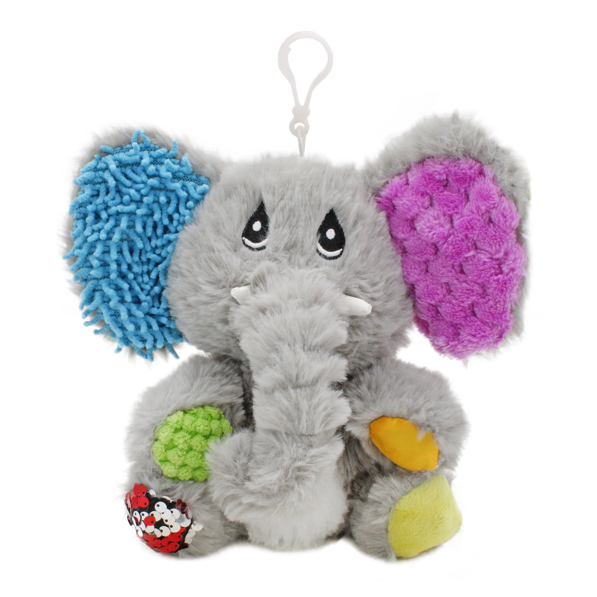 Meavia Mini Sensory Elephant Plush Toy, Travel-Size Fidget Plush for Special Needs and Sensory ...