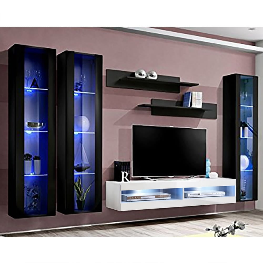 Mirrored reflections entertainment center store