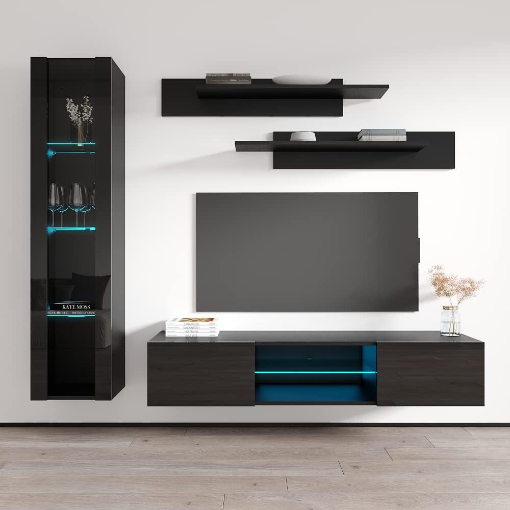 Meble Furniture Fly G2 33TV Stand - Wall-Mounted Entertainment Center ...