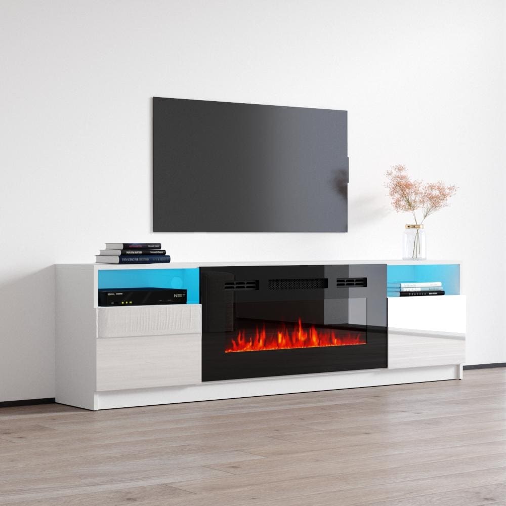 Meble Furniture Strick & Bolton Amsden Electric Fireplace TV Stand ...