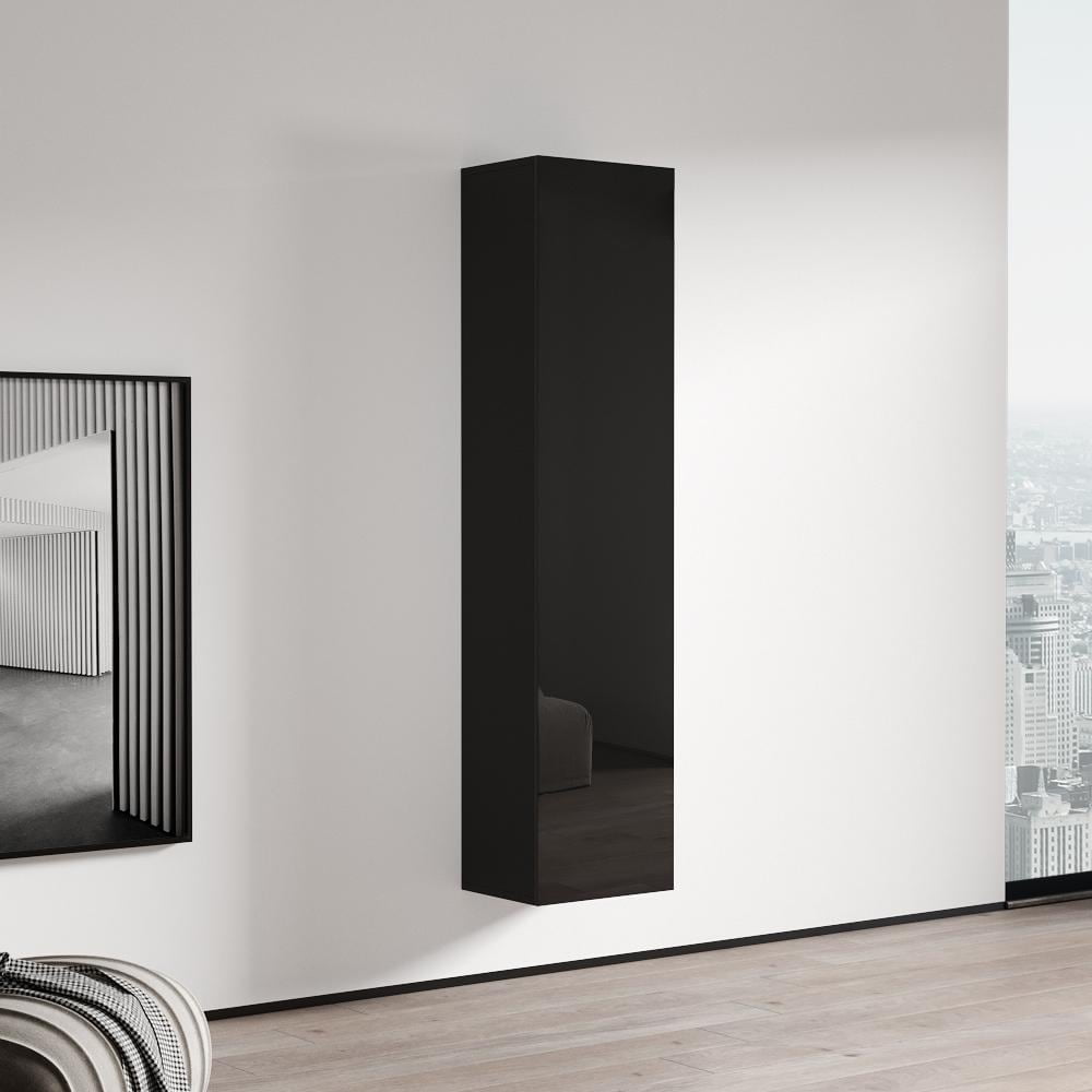 Meble Furniture Strick & Bolton Hadi Wall-mounted Bookcase Black ...