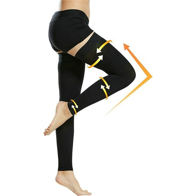 MecTo 20-30 mmHg Medical Compression Stockings for Men and Women,Black ...