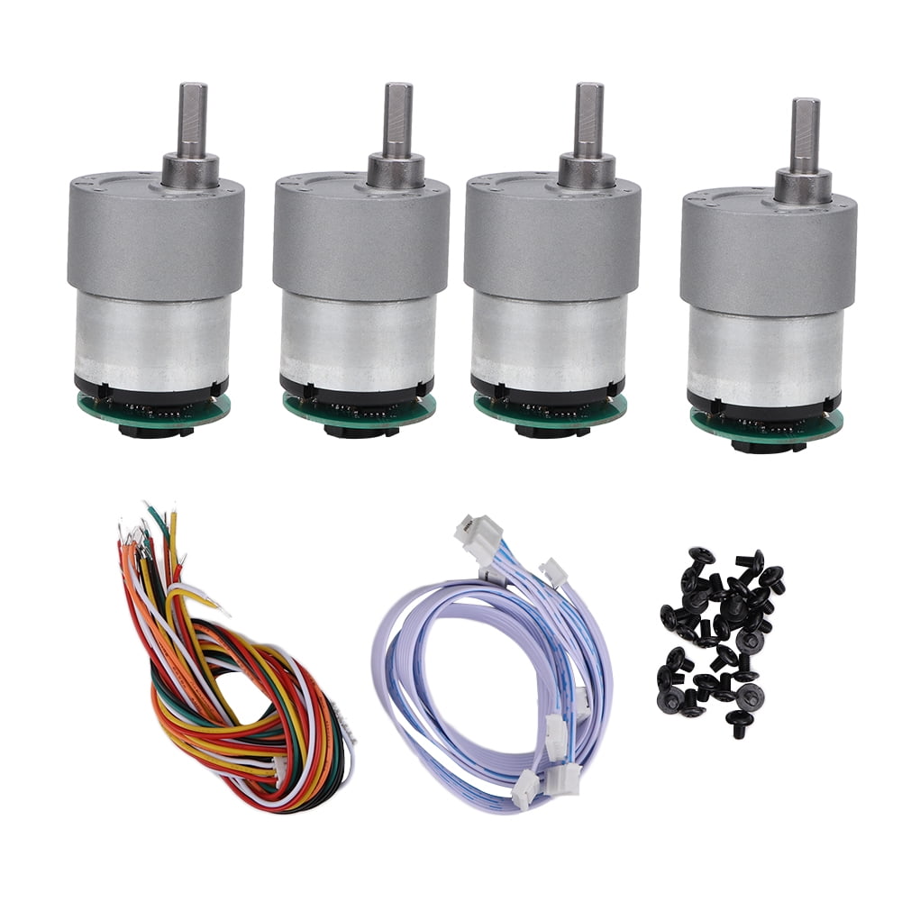 Mecanum Wheels and Deceleration Speed Encoder Motor for Advanced DIY ...