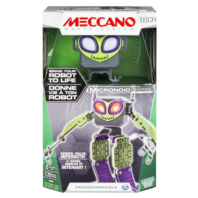 Meccano by Erector, Micronoid Green Switch, Programmable Robot Building ...
