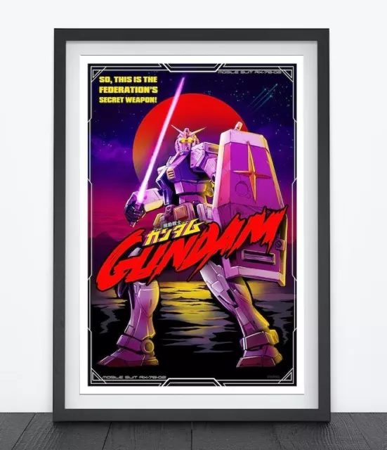 Mech Art Poster, Gamer Room Decor, Gaming NO FRAMED POSTER Home Decor ...