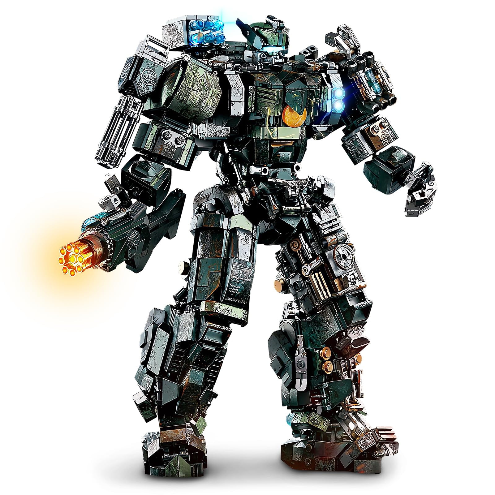 Mech Building Blocks Set for Adults，Motorized Robot Model Building Kit ...