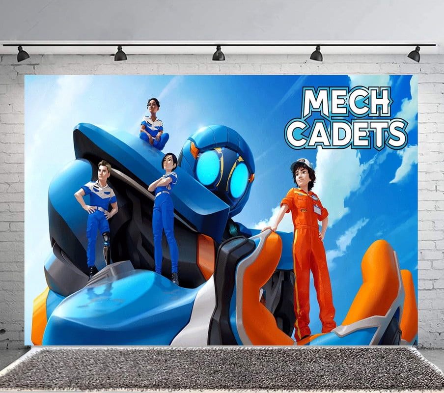 Mech Cadets Backdrop Banner Party Supplies Poster Movie Theme ...